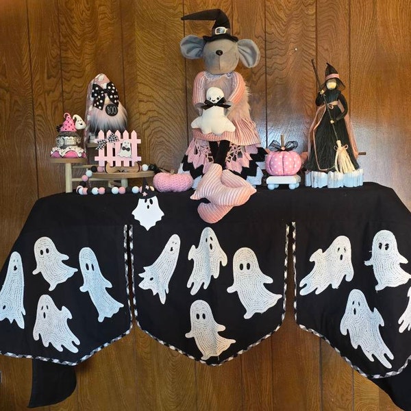 Retro Halloween Decor/pink Halloween Decor/vintage Pumpkins/pink Decor ...