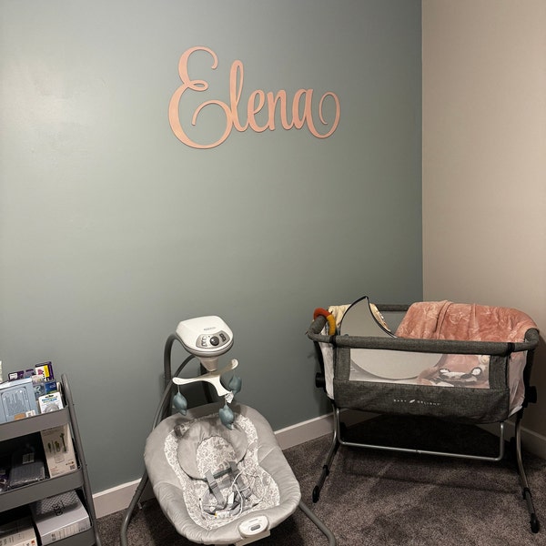 Nursery Name Sign - Personalized Wood Name Cutout - Wood Name - Wood ...