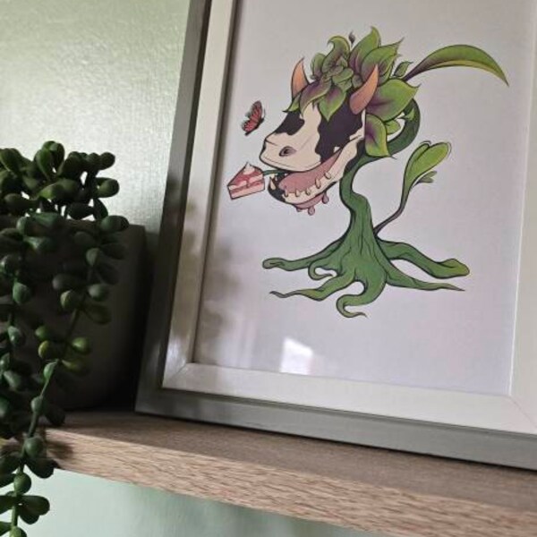 Sticker Cowplant the Sims - Etsy