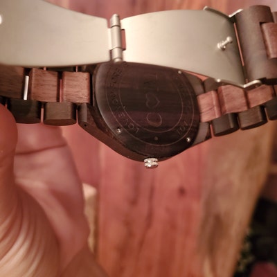 Men's Wood Watch, Engraved Watch, Anniversary Gift for Him ...