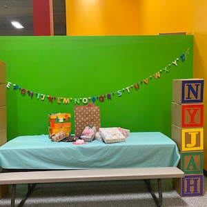 ABC Blocks Letter Blocks Alphabet Blocks Party Decorations | Etsy