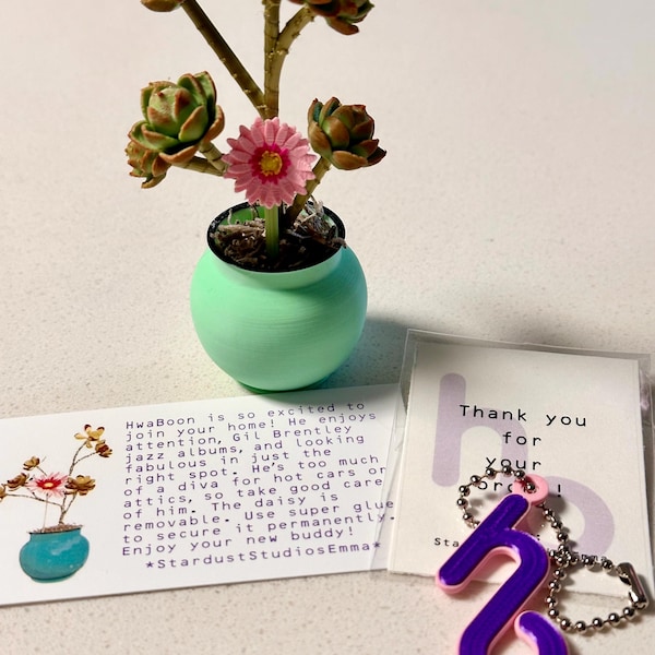 Maybe Happy Ending Hwaboon Broadway Musical Mini Desk Plant Ornament - Etsy