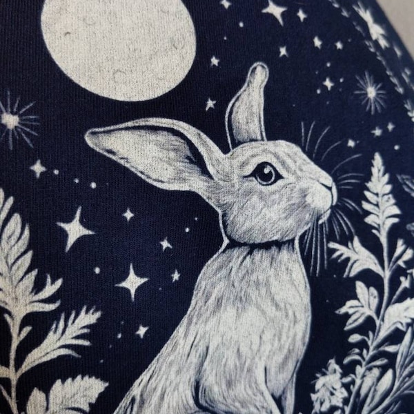 Celestial Crow Block Print Sweatshirt | Crow Sweatshirt | Blackbird ...