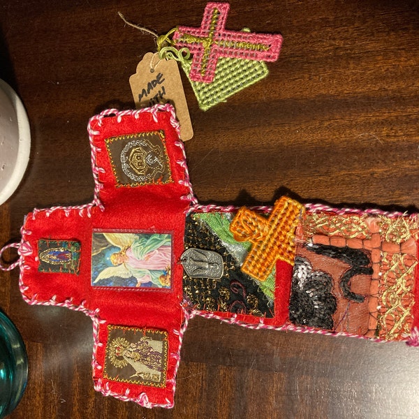 Pocket Altar the Gypsy Altar Handstiched Miracle Tarot Altar. - Etsy