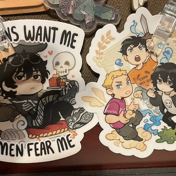 Percy Jackson - Nico Di Angelo Skeleton Sticker - Etsy