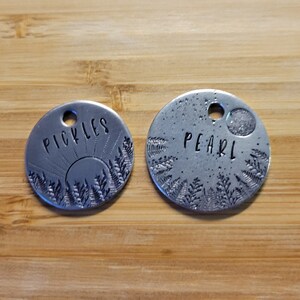 Mini Dog Tag Dog Tags for Dogs Oval Dog Tag Personalized | Etsy