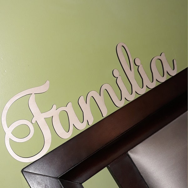 FAMILIA Sign, Familia Wood Sign, Familia Wall Decor, Thanksgiving Decor ...