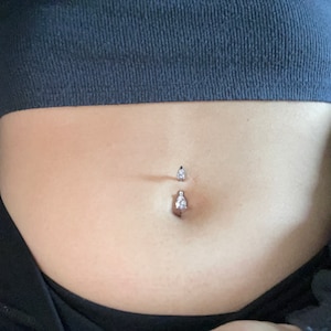 Gold/silver Diamond Rook Piercing Curved Barbell Cubic | Etsy