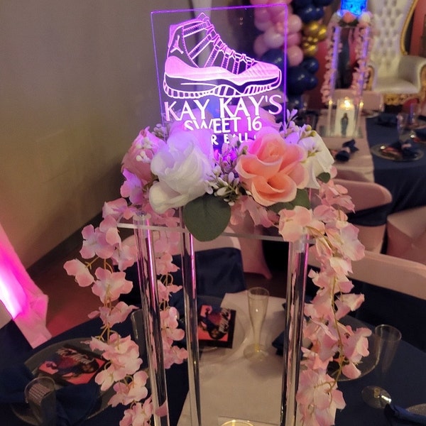 Sneaker J 11 LED Light Centerpieces| Sneaker Ball Centerpieces| Sneaker ...