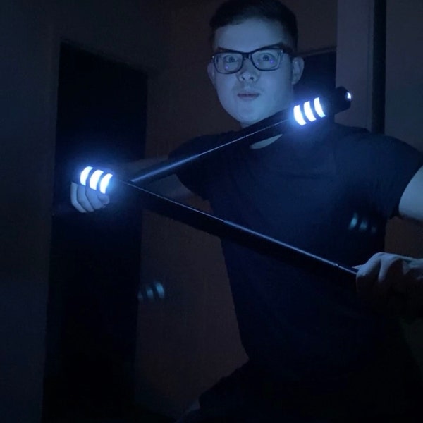 Nightwing Escrima Sticks With Leds, Titans 2 Nightwing Cosplay, Gotham ...