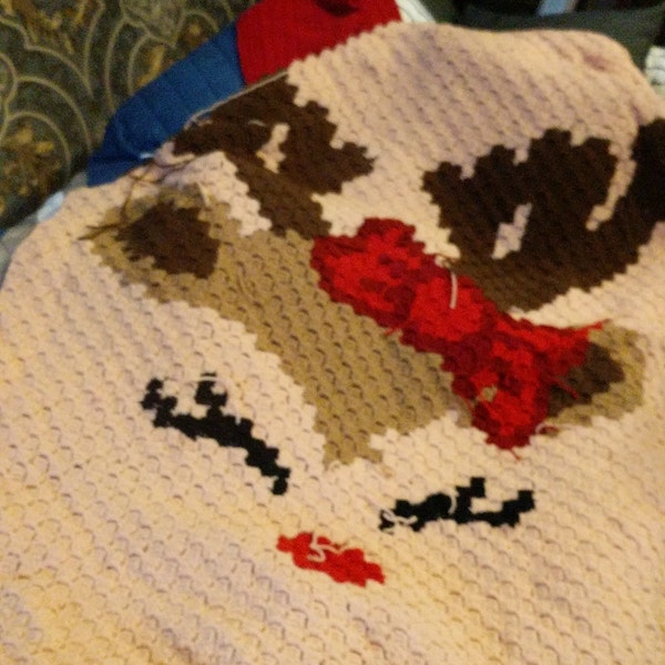 INSTANT DOWNLOAD - Girl Reindeer - Crochet Graph - Crochet Pattern ...