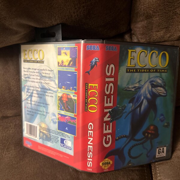 Sega Genesis Game Case: Custom Replacement Art - Etsy