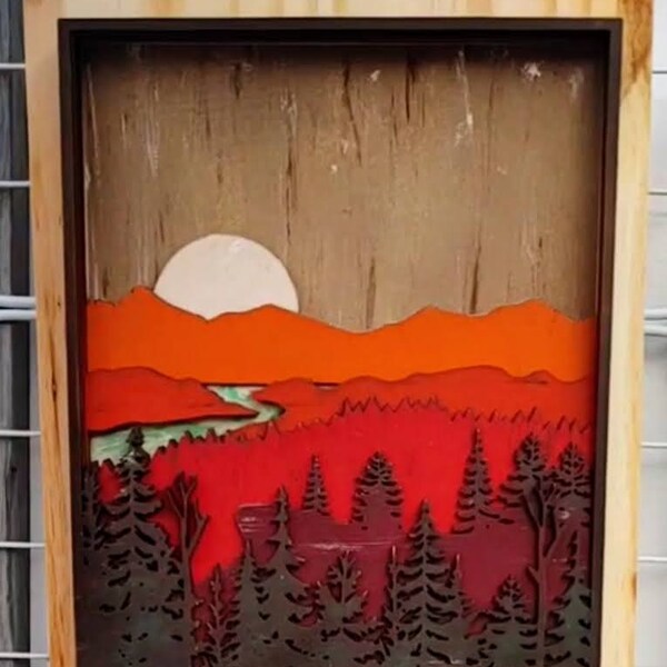 Digital File - 7 Layer Laser Cut Files, DXF, SVG, Multi-layer Files ...