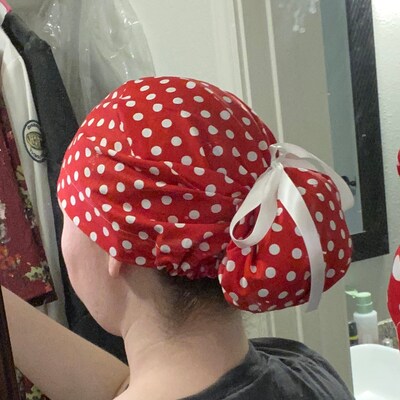 Scrub Cap Sewing Pattern Tutorial PDF Puffy Pixie Drawstring - Etsy