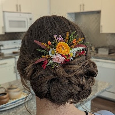 Summer Mini Hair Comb for Bride Wedding Flower Comb Decorative Hair ...