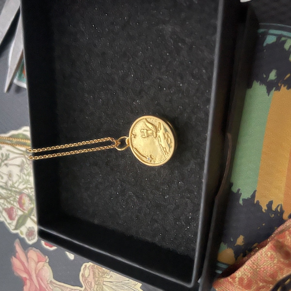 PERIMADE Little Fox Locket Necklace • Waterproof Picture Photo Locket ...