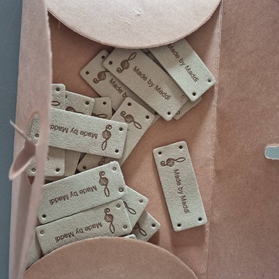 Personalized Crochet Labels Customized Handmade Tags Natural - Etsy