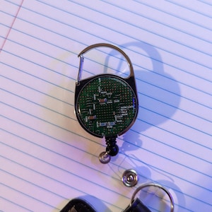 Circuit Board Keychain CHOOSE COLOR Computer Key Fob Geek - Etsy