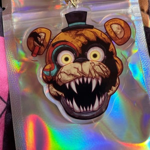 Springtrap, Spring Bonnie, Yellow Rabbit 2.5 Double-sided Acrylic Charm ...
