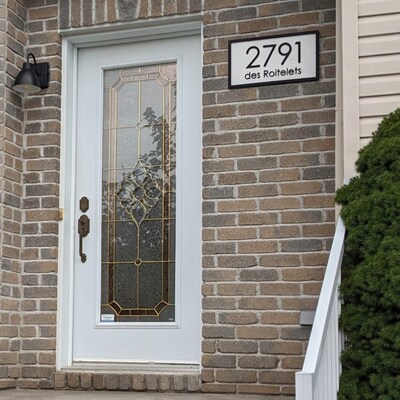 Square House Address Sign, Horizontal or Vertical Shapes With Street or ...