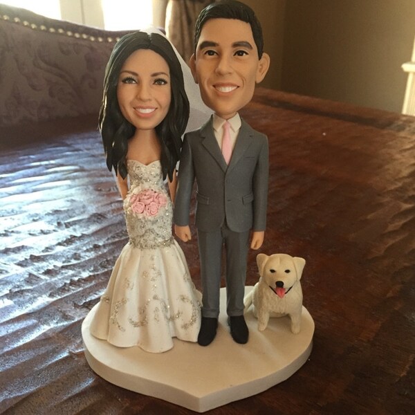 Funny Wedding Cake Topper, Bride and Groom Cake Topper, Dancing, Dance ...
