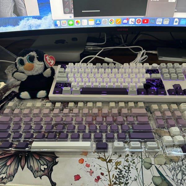 Black & Gold Keycaps - More Sizes - Artisan Glossy Arrow Keys, ESC 1u ...