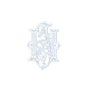 3-letter Wedding Monogram Created Using Cursive Fonts and a Big Letter ...