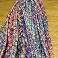 Unicorn Wool Dreads, Braids, Multi Color - Etsy