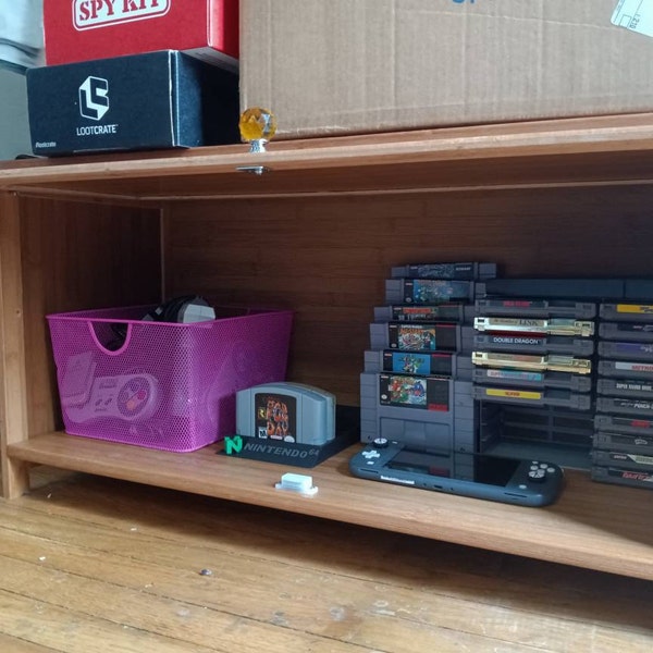 2 Rows - Rack Display for NES Nintendo Entertainment System Games ...