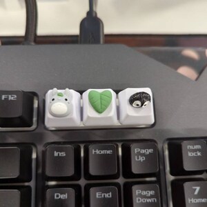 Cow and Bunny Keycap Kawaii Mechanical Keyboard - Etsy