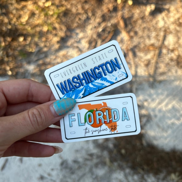 Colorado Sticker | Colorado License Plate | Colorado Tag Sticker - Etsy