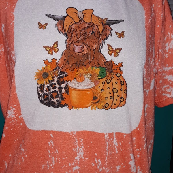 Highland Cow Fall Design Png | Fall PNG Sublimations, Fall Cow ...