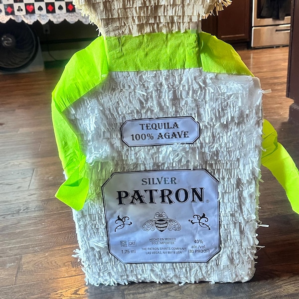 Tequila Patron Piñata! 27” X 16” X 4” - Etsy