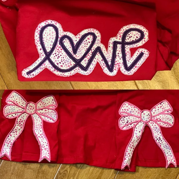 Gigi Hand Lettered Zig Zag Stitch Double Applique Design for Machine Embroidery Grandmother Gift ...