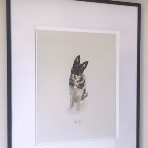 Sheepadoodle Illustration / Doodle Dog Drawing / Pet Lovers Gift / Life ...