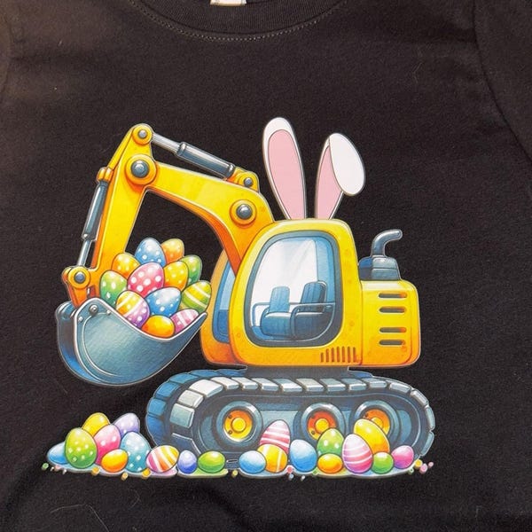 Floral Easter Bunny Dtf Transfer, Ready to Press Bunny Bow Dtf Transfer ...