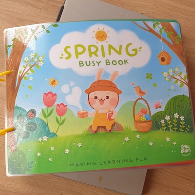 Preschool Busy Book Spring Color Matching Quiet Book Printable ...