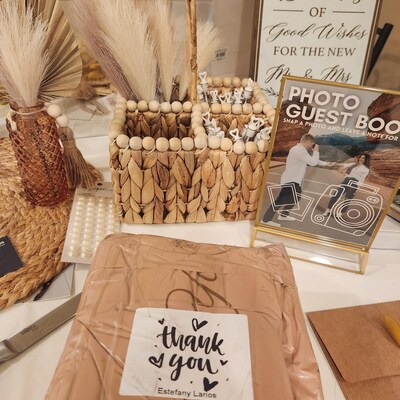 Custom Gift Wrapping Wedding Fans Rustic Fans Wedding Favor Fan ...