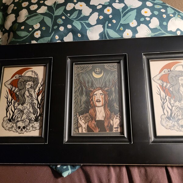 DEVANA A5 Art Print Slavic Goddess Folklore Pagan Art Dziewanna Magick ...