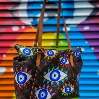 Custom Hand-painted Bag / Personalized Designer Handbag Purse Tote ...