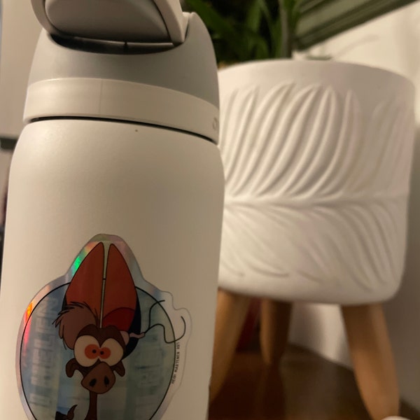 Holographic Hi Helen Sticker, Vinyl Ferngully Inspired Sticker ...