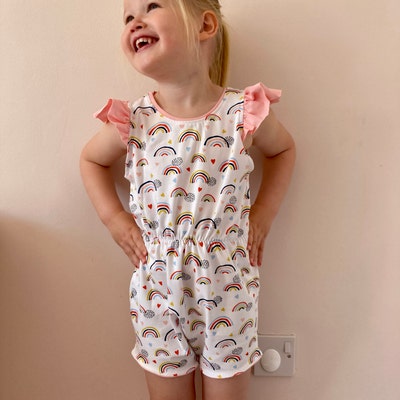 Summer Romper Pattern, Kids Romper Sewing Pattern - Etsy