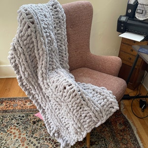 Chunky Rug Chunky Knit Carpet Giant Knit Throw Jumbo Knit | Etsy Canada