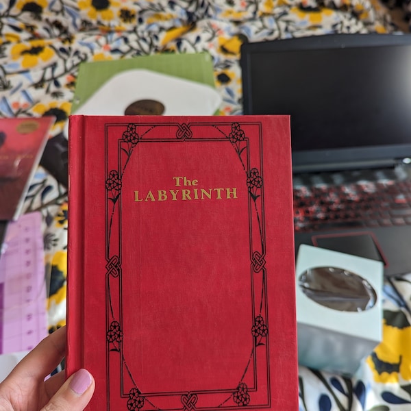 Sarah’s Book Cover, Labyrinth, Prop, Replica, Digital Download - Etsy ...