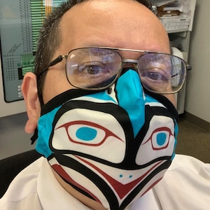 Inner Warrior Pacific Northwest Formline Face Mask - Etsy