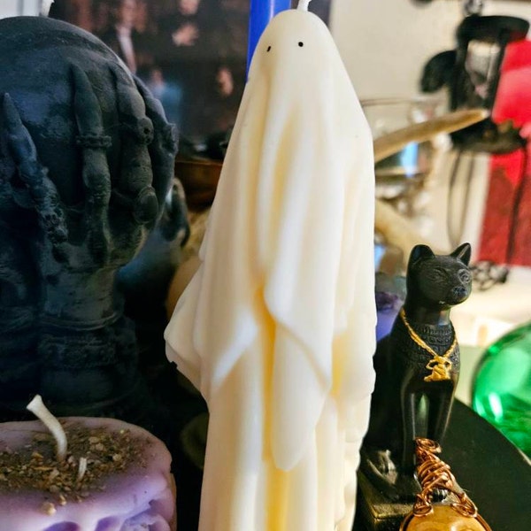 Cute Ghost Candles Halloween Decor Ghost Decorationghost Soy ...