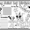 Customizable Art Party Birthday Printable Coloring Page, Art Party ...