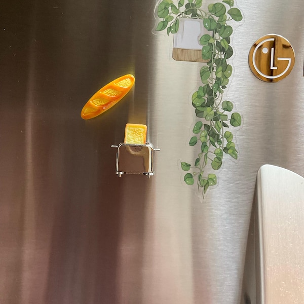 Slice Toaster Fridge Magnet | 3D Toaster Magnets | Tiny Bread Toaster ...