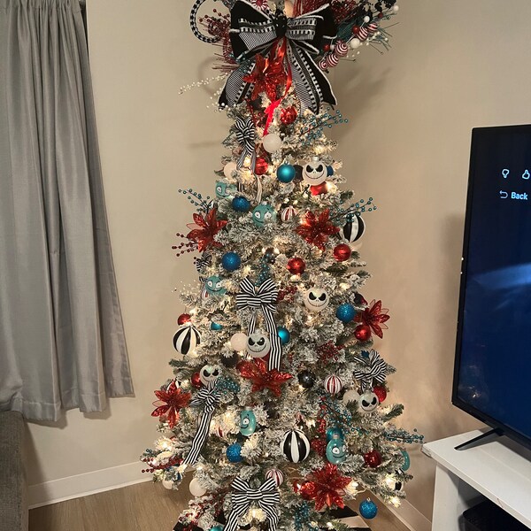 Nightmare Before Christmas Tree Topper, Jack Skellington Tree Topper ...