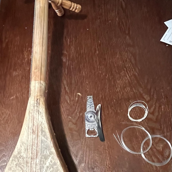 Small Lute Instrument - Handcrafted 5-string Moroccan Oud, With Nylon ...